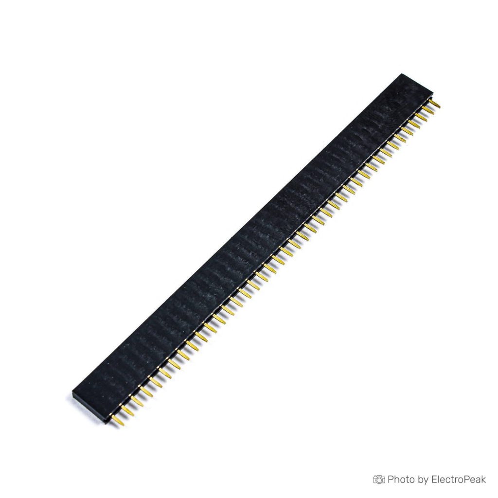 Espadines hembra 1×40 pin 2.54mm - Evan Robotics