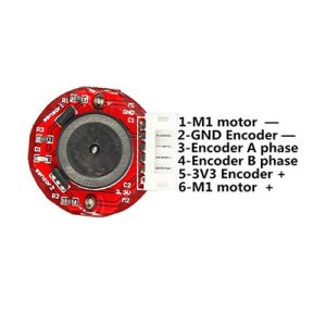 Motores N20 25D 12v 620 rpm CON ENCODER - Evan Robotics