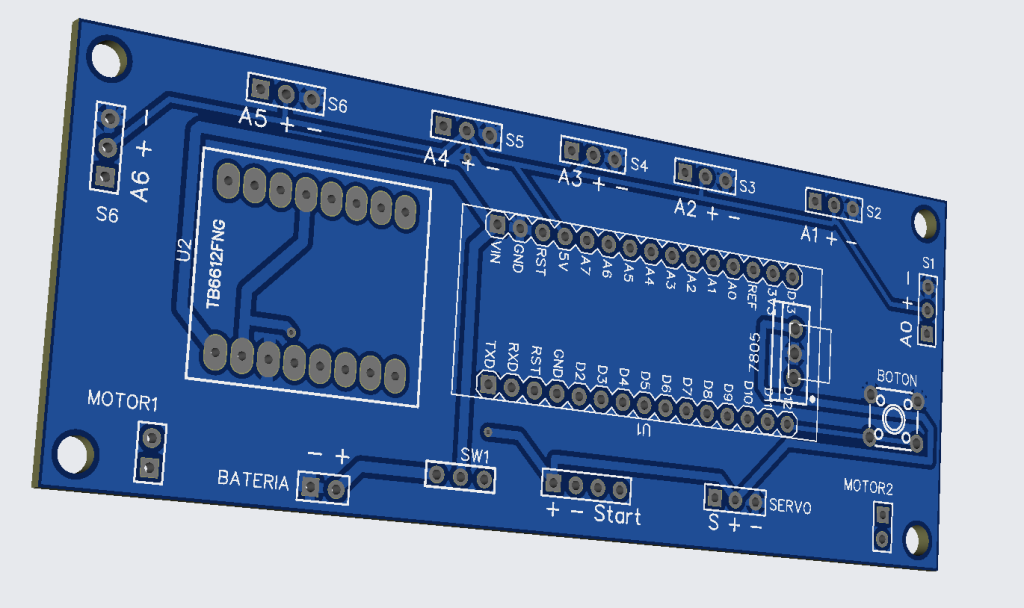 Placa Minisumo - Evan Robotics