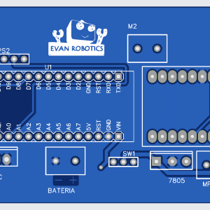 Placa Robot Soccer. - Evan Robotics