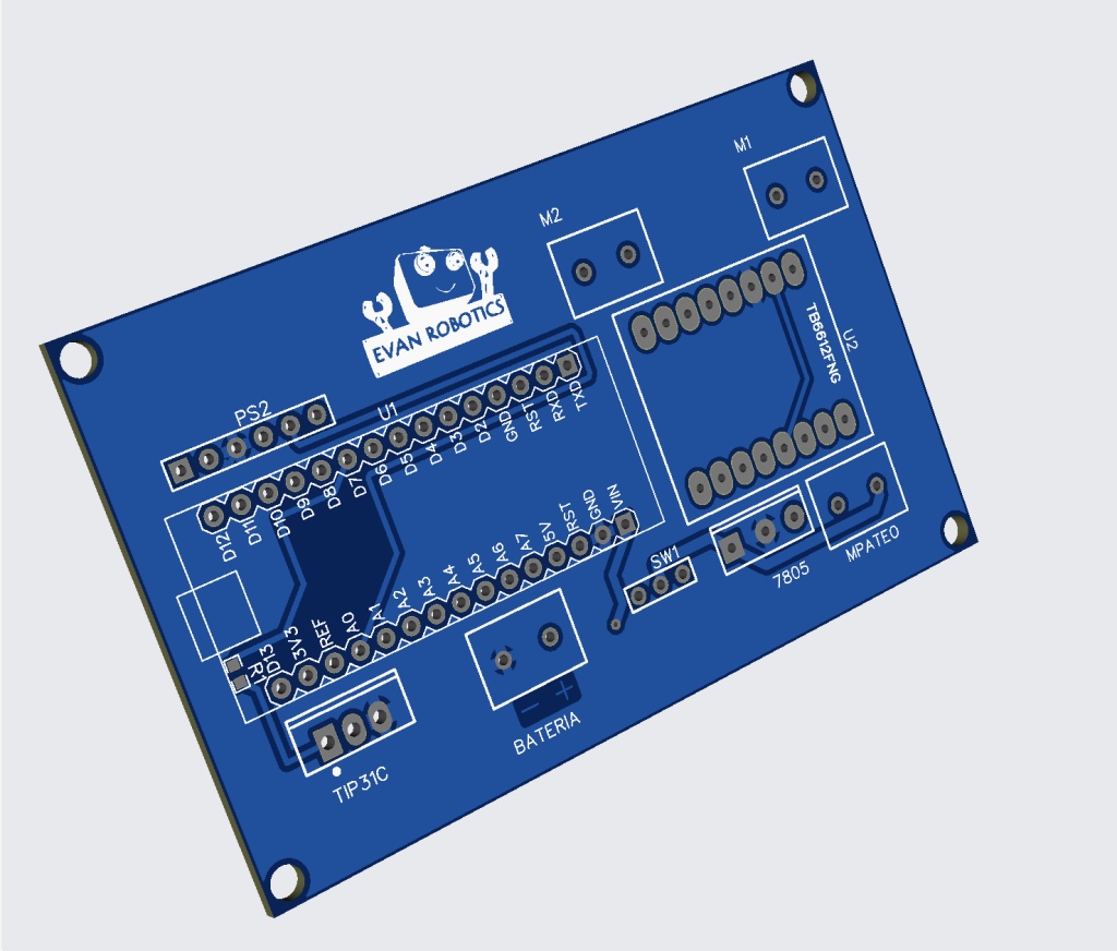Placa Robot Soccer. - Evan Robotics