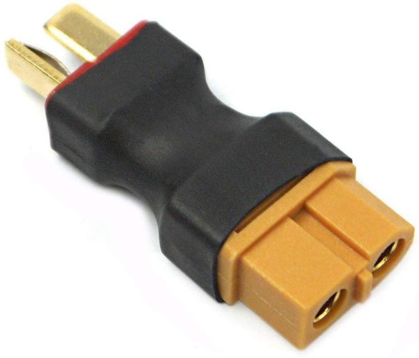 Conector XT60 hembra a T macho - Evan Robotics